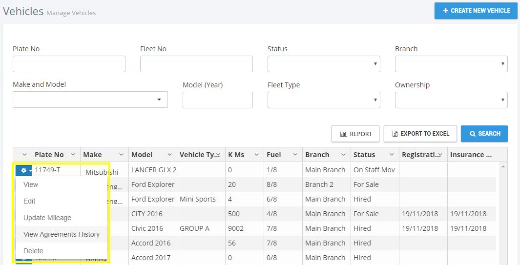 deleting vehicle | Speed Auto Systems