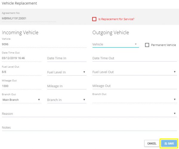 Vehicle Replacement on a rental agreement | Speed Auto Systems