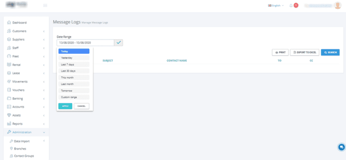 How to manage Message Logs | Speed Auto Systems
