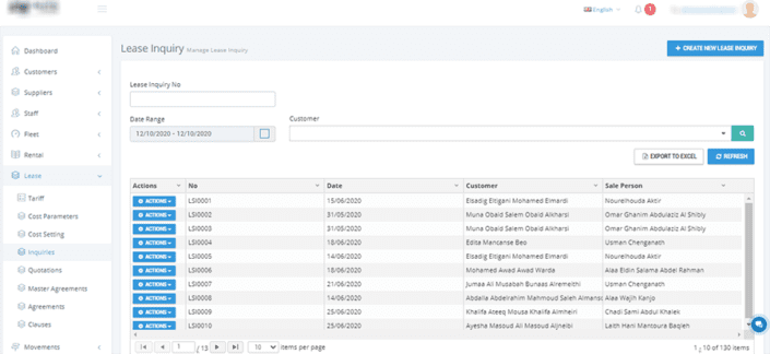 How to manage Lease Inquiries | Speed Auto Systems
